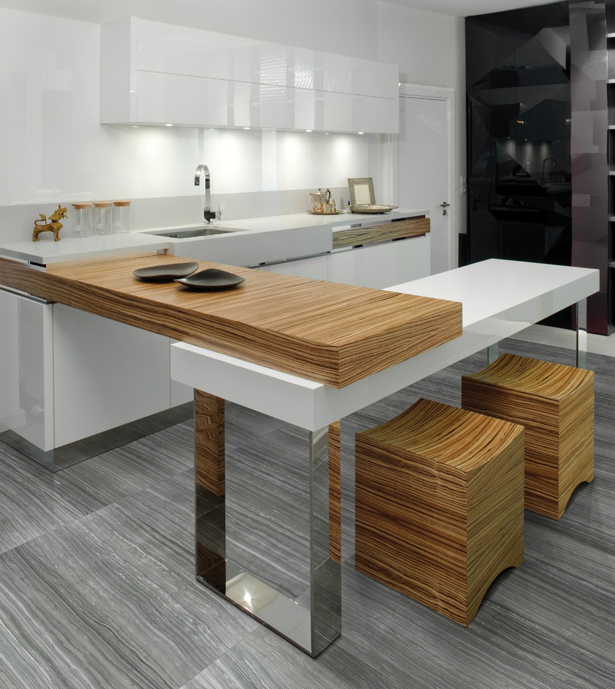 Marvelously Modern Tile - Modern - Kitchen - New York - by Arley ...