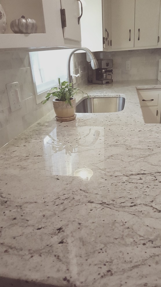 Mayfair White kitchen countertops - Modern - Kitchen - Minneapolis - by ...