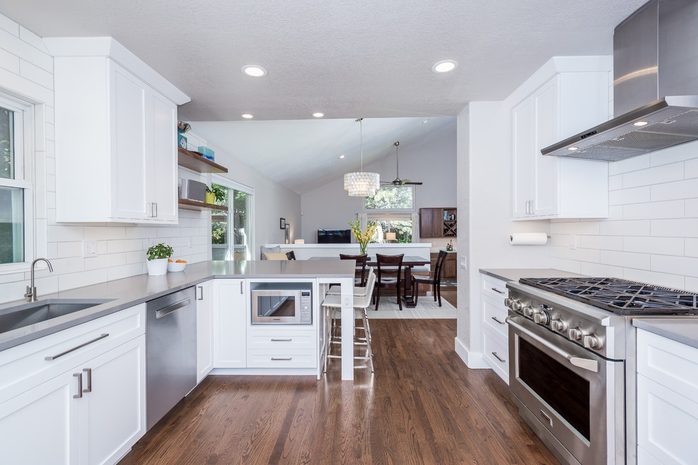 Mayoss House - Transitional - Kitchen - Denver - by KM Kitchen Design ...