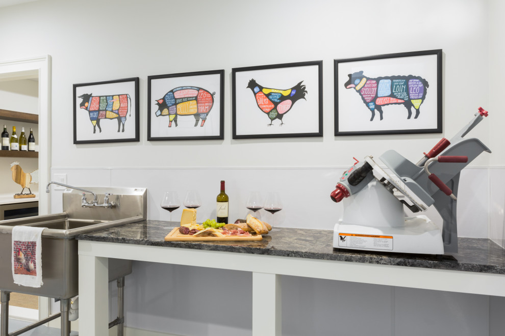 Meat curing room in basement - Transitional - Kitchen - Boston - by ...