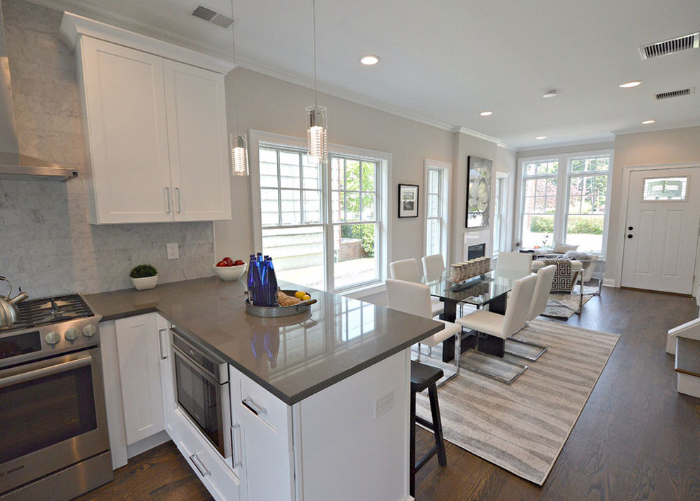 Mechanic Street Custom Townhouse - Contemporary - Kitchen - New York ...