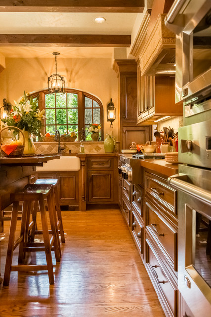 Mediterranean Style Kitchen Expansion - Mediterranean - Kitchen - St ...