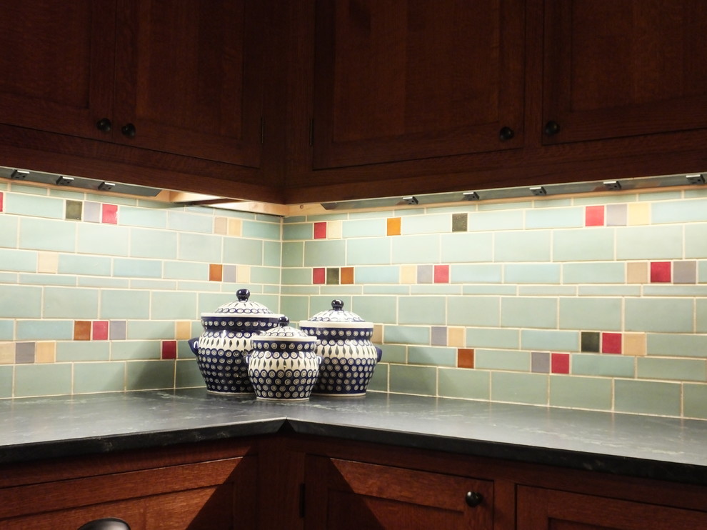 Mercury Mosiacs handmade tile backsplash - Craftsman - Kitchen - Other ...