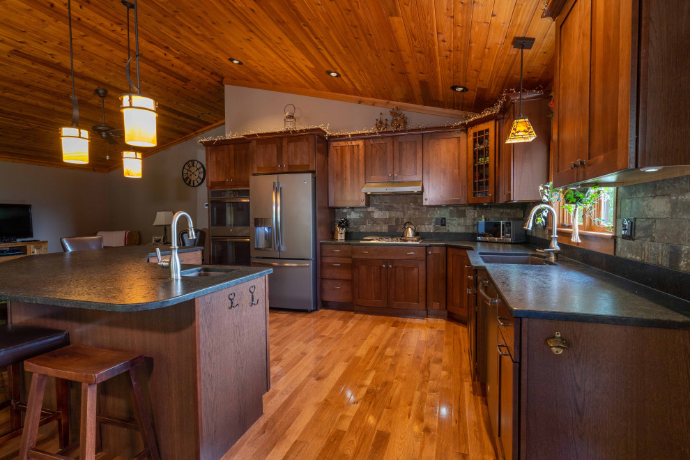 Merillat Masterpiece Adirondack Style - Rustic - Kitchen - Burlington ...