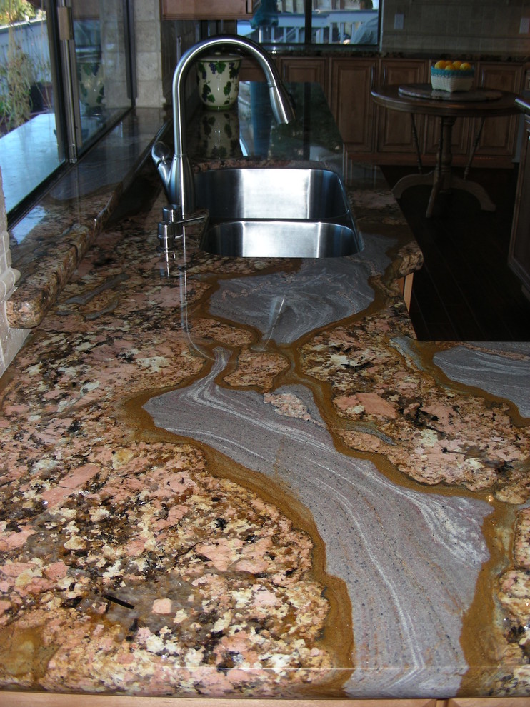 Merrit Custom Granite Kitchen Countertops - Traditional - Kitchen - San ...