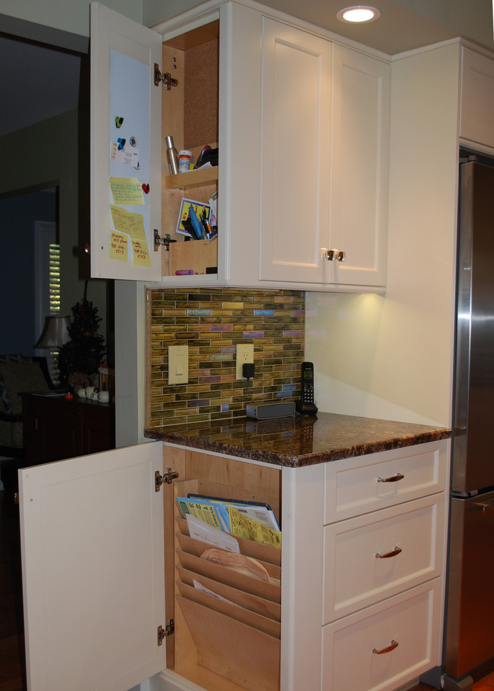 Message and Command Center with File Storage - Transitional - Kitchen ...