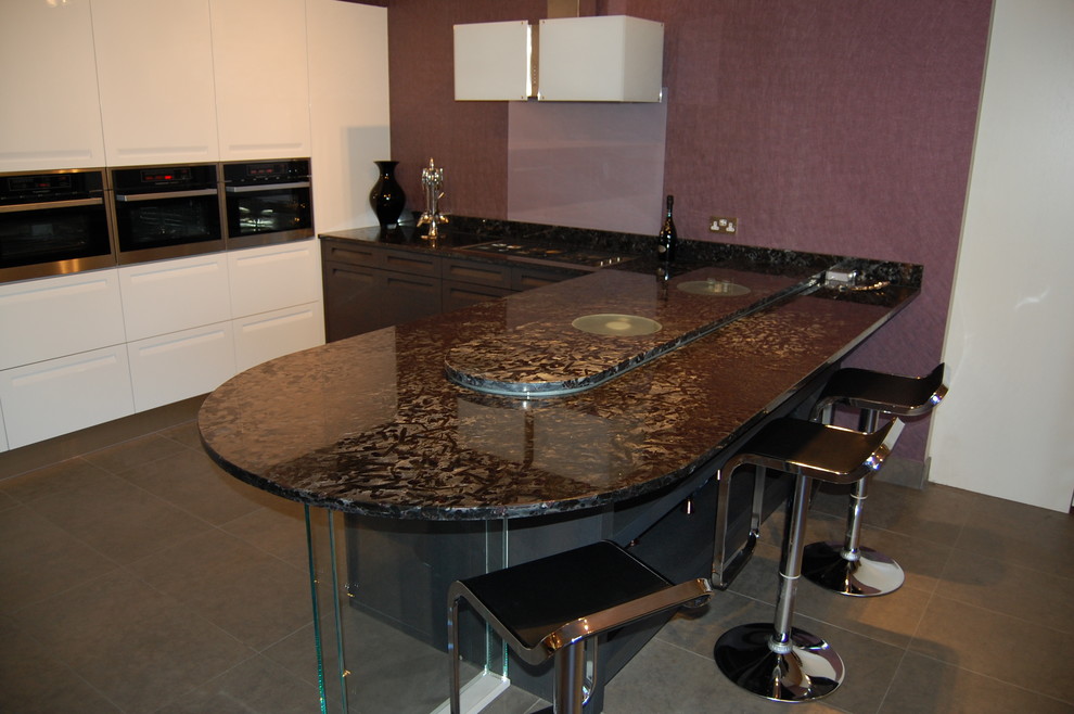 Meteorus granite worktop - Contemporary - Kitchen - London - by Ogle ...