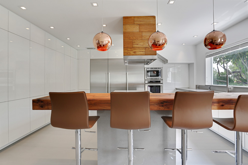 Miami Beach Alton Road Residence - Modern - Kitchen - Miami - by VISION ...