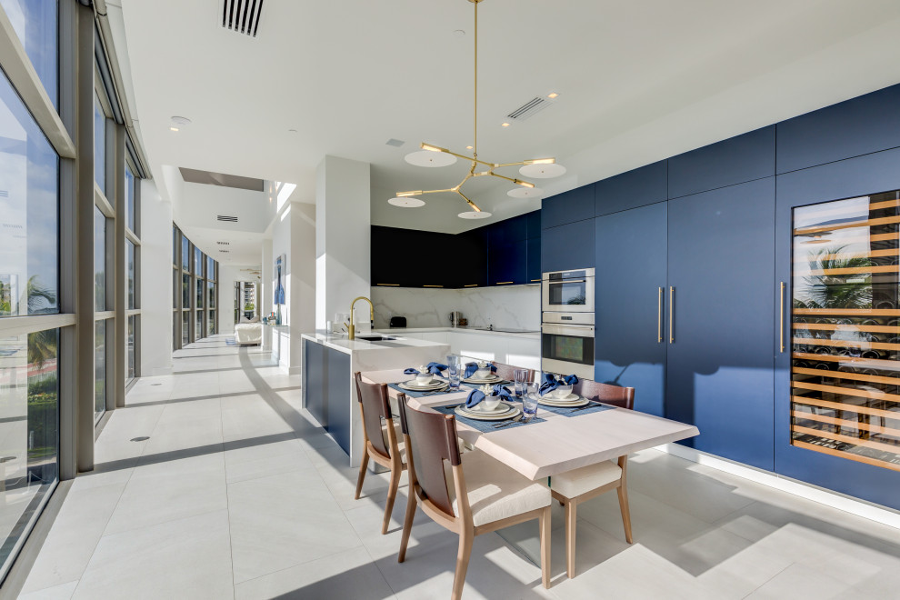 Miami Beach Condo - Contemporary - Kitchen - Miami - by Interiors By ...