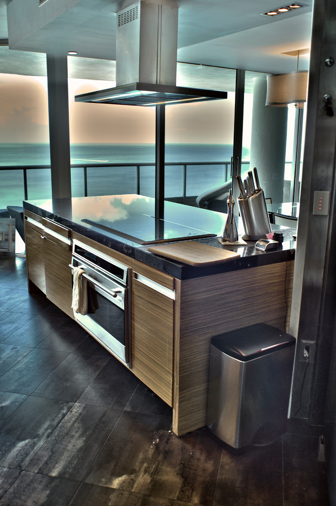 Miami Beach Condo Renovation - Contemporary - Kitchen - Miami - by User ...