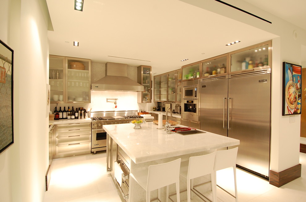 Miami Beach PH - Contemporary - Kitchen - Miami - by Alexander Construction & Development, Inc ...