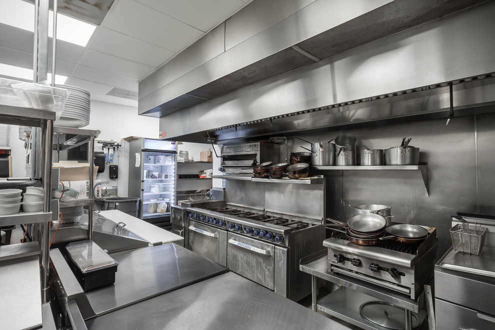 Miami Contemporary Industrial Pizza Restaurant Design - Contemporary ...