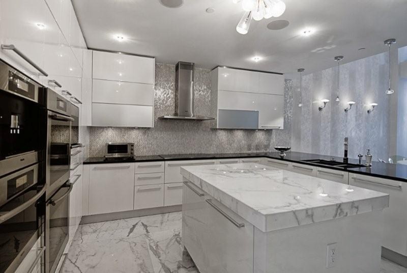 Miami Luxury Condo - Contemporary - Kitchen - Miami - by Heritage ...