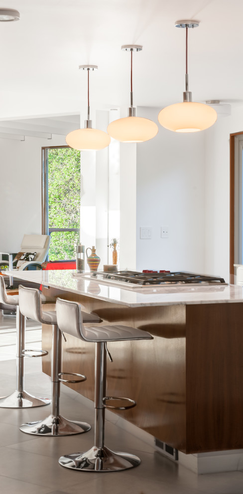 Mid-century Kitchen Island - Midcentury - Kitchen - San Francisco - by ...