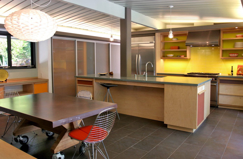 Mid Century Modern Eichler-esque Remodel Kitchen - Kitchen - San ...