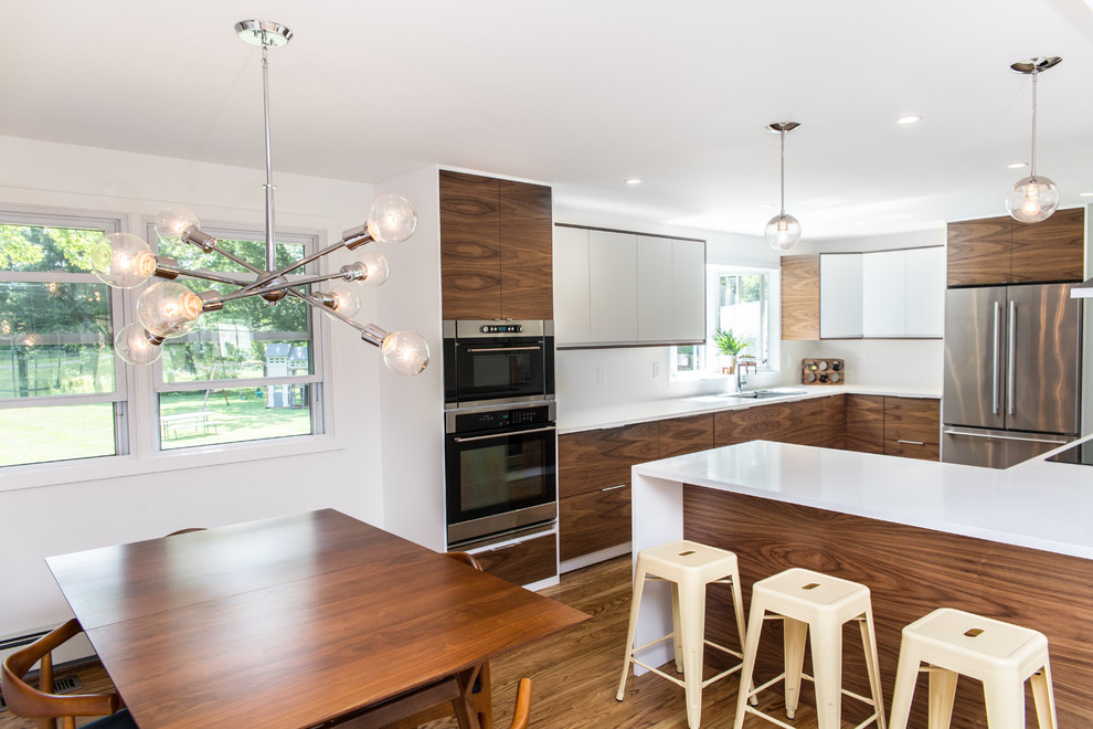 Mid Century Modern Kitchen - Retro - Cocina - Filadelfia - de Designers ...