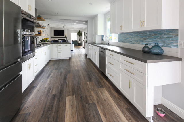Mid-Century Modern Kitchen Remodel and Bathroom - Midcentury - Kitchen ...