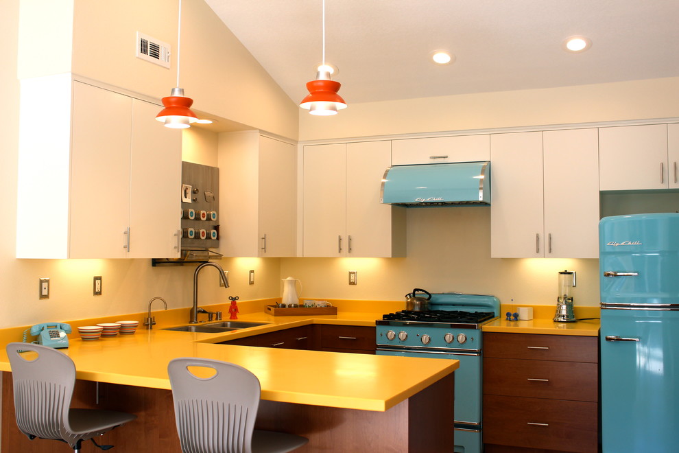 Mid Century Modern Kitchen Remodel - Midcentury - Kitchen - Los Angeles ...
