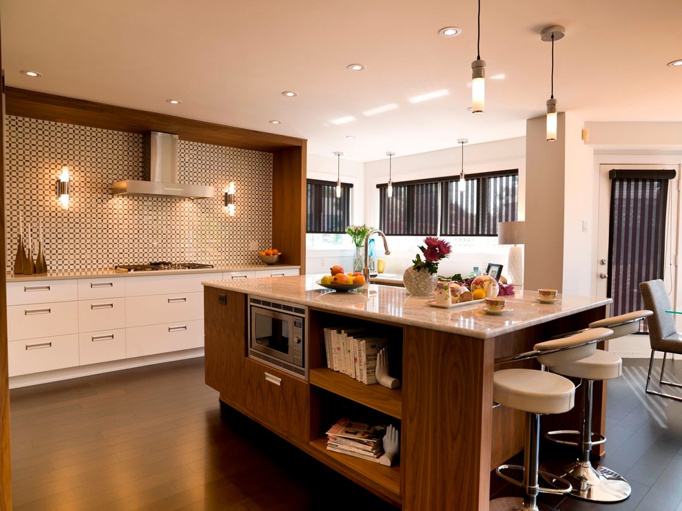 Mid Century Modern Kitchen Renovation - Contemporáneo - Cocina - Ottawa ...