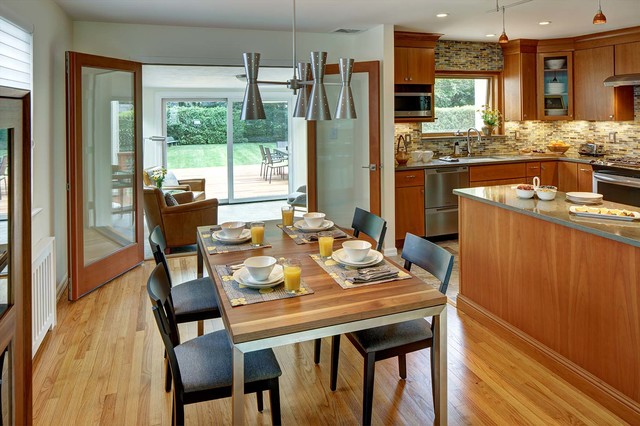 Mid-century Modern Kitchen - Contemporáneo - Cocina - Nueva York - de ...
