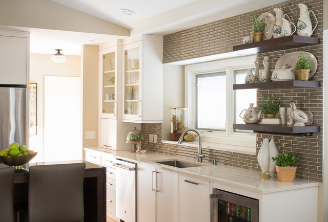 Mid-Century Modern Ranch Kitchen - Contemporáneo - Cocina - Minneapolis ...