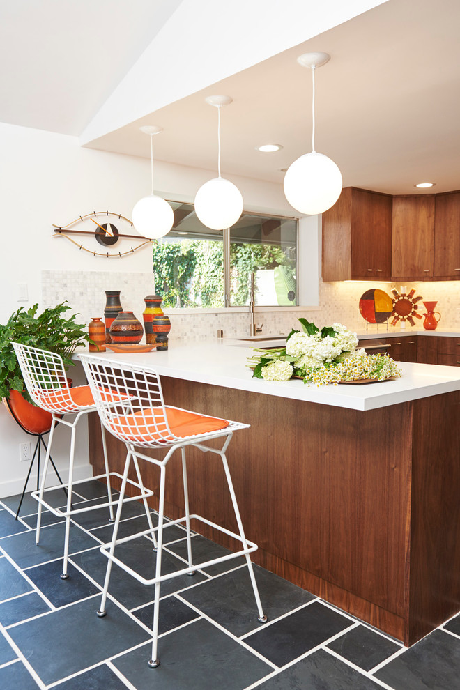 Mid Century Ranch in Whittier - Midcentury - Kitchen - Los Angeles - by ...