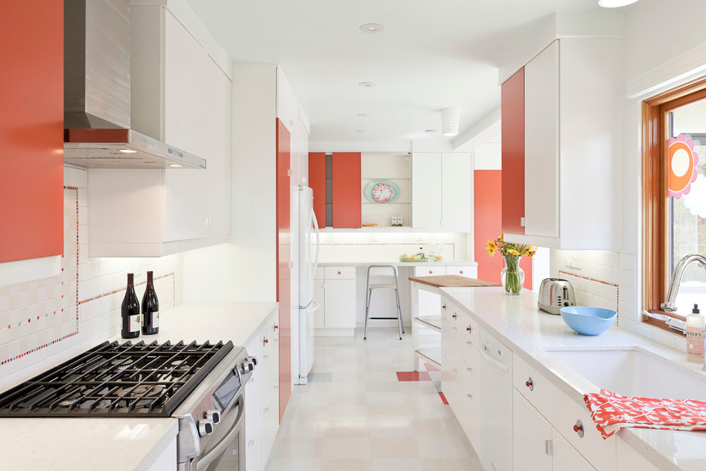 Mid-Century Ranch Kitchen - Kitchen - Portland - by Angela Dechard ...