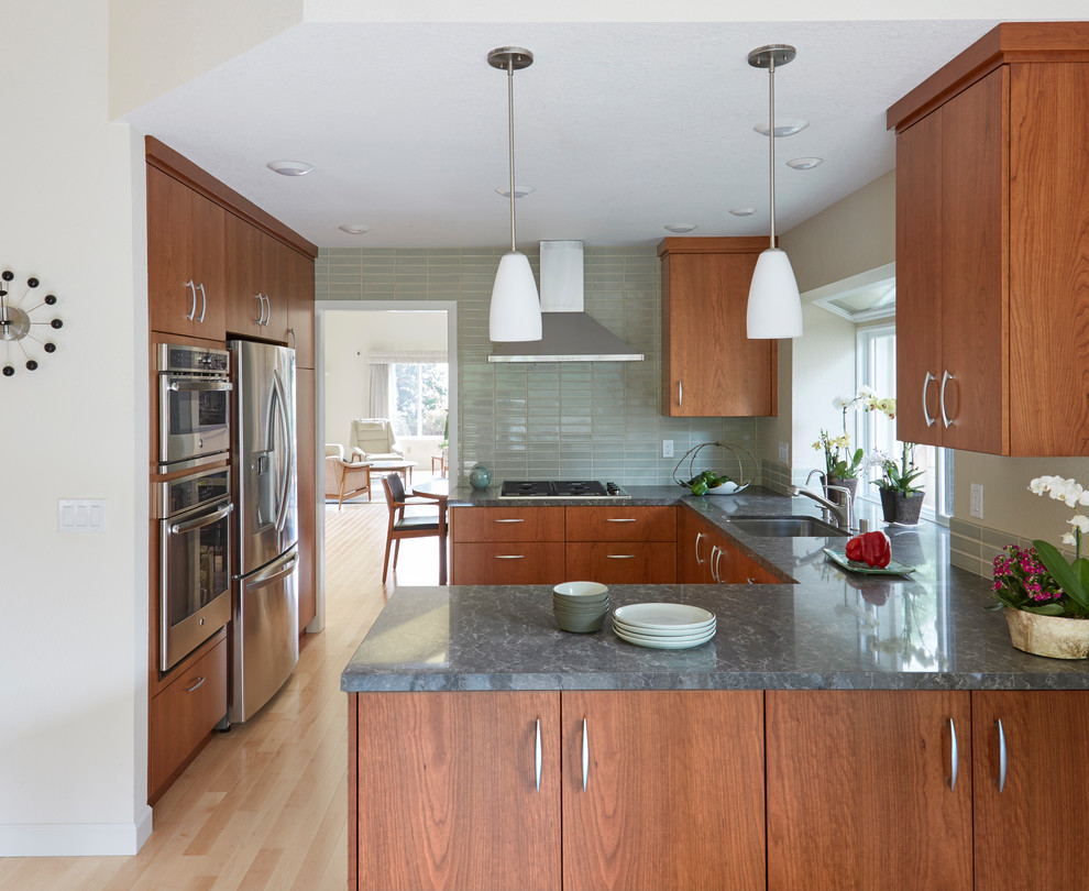 Mid Century Style Kitchen Remodel - Midcentury - Kitchen - San ...