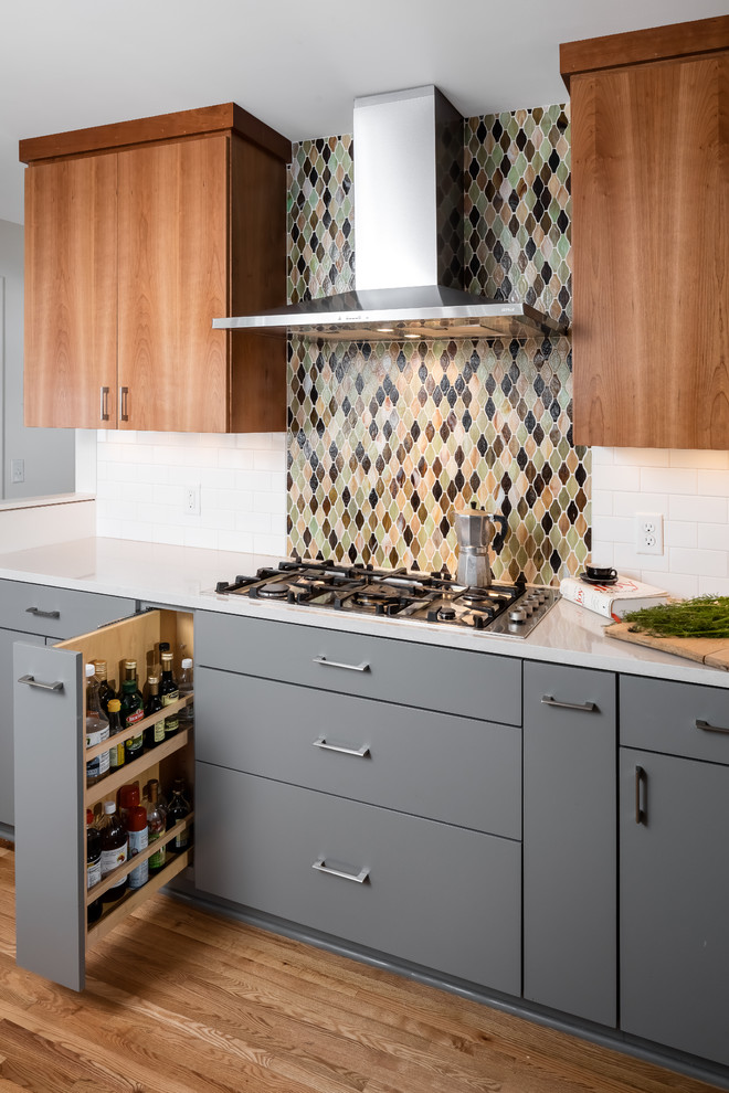 Midcentury in Edina - Contemporary - Kitchen - Minneapolis - by Allison ...