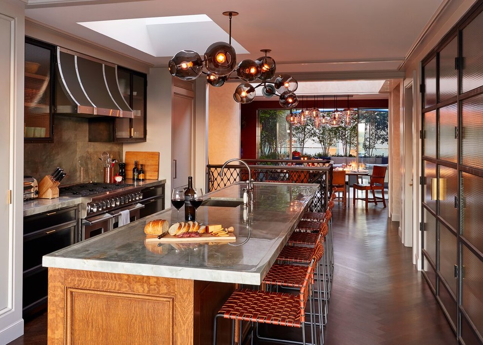 Midtown Duplex Penthouse - Transitional - Kitchen - New York - by ...