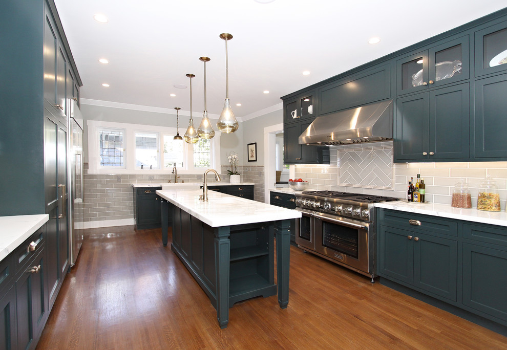 Millionaire's Row Craftsman Estate - Midcentury - Kitchen - Los Angeles ...