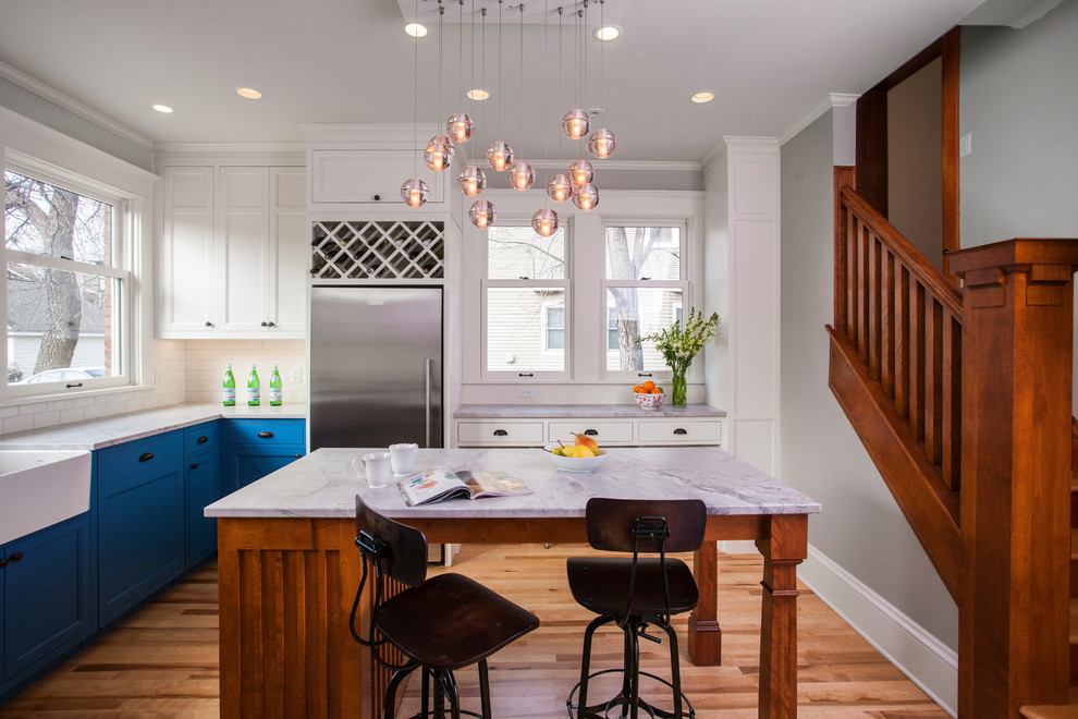 Minneapolis Painted Kitchen - Traditional - Kitchen - Minneapolis - by THORCRAFT Custom Kitchens ...