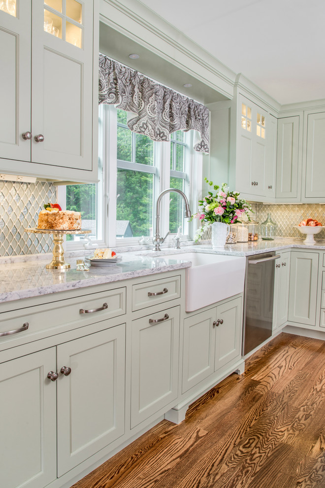 Mint Green Kitchen - Victorian - Kitchen - Bridgeport - by Covenant ...