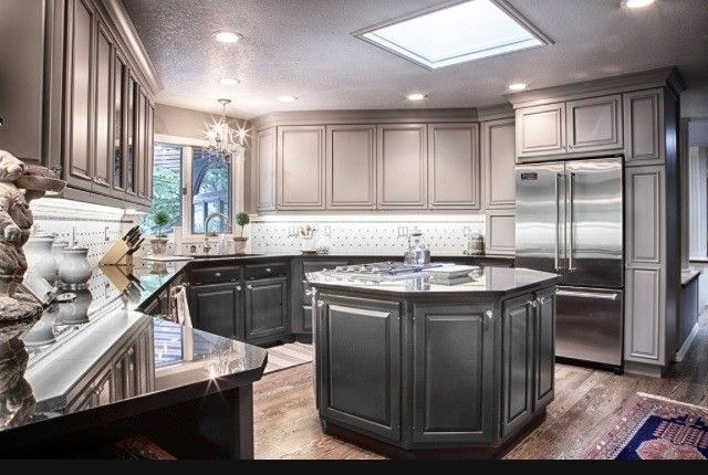 Missoula French Gray Kitchen - Transitional - Kitchen - Other - by ...