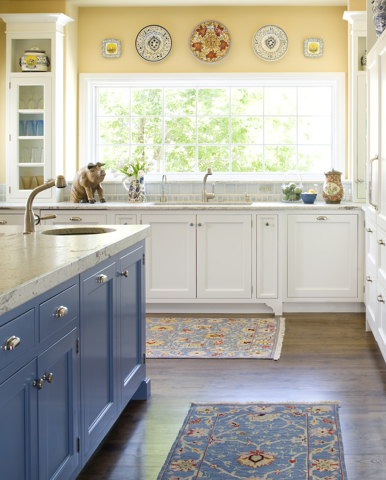 Misty Blue - Traditional - Kitchen - Denver - by Exquisite Kitchen ...