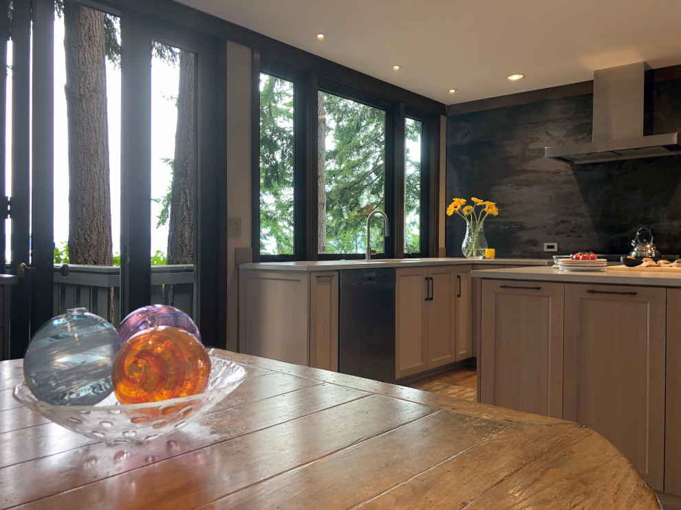 Mixed Material Kitchen Plus - Contemporary - Kitchen - Seattle - by ...