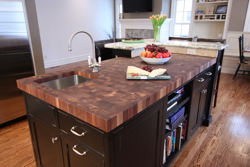 Mixed Materials - Traditional - Kitchen - New York - by Hofmann ...