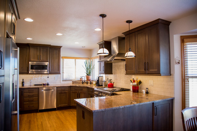 Mixing Subway Tile With Mosaic Tile - Traditional - Kitchen - Denver ...