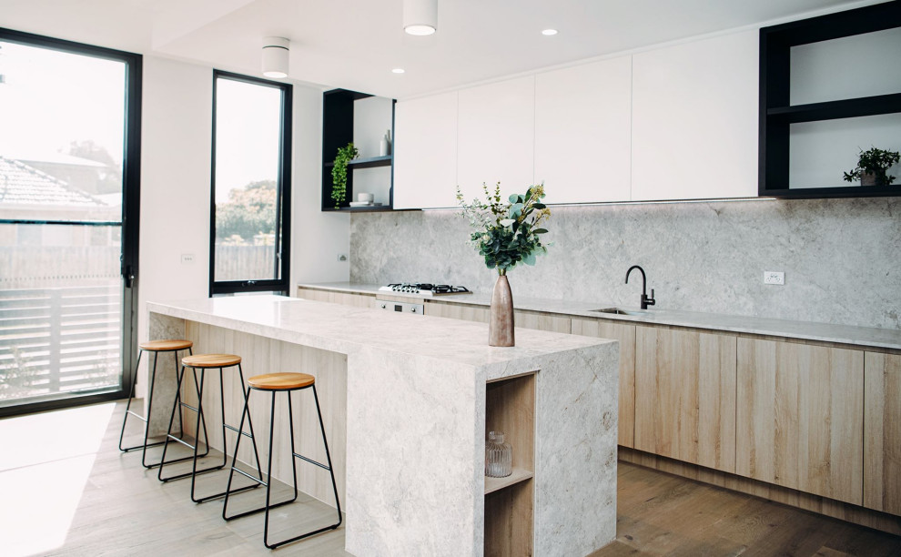 MJ Townhouses - Contemporary - Kitchen - Melbourne - by Unfold ...