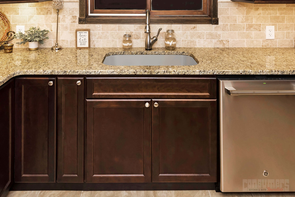 Mocha Massapequa - Kitchen - New York - by Consumers Kitchens & Baths ...