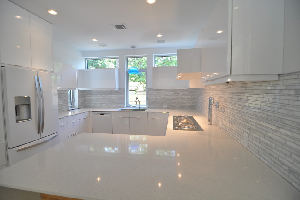 Mod Squad - Contemporary - Kitchen - Austin - by Swanx Fine Cabinetry ...