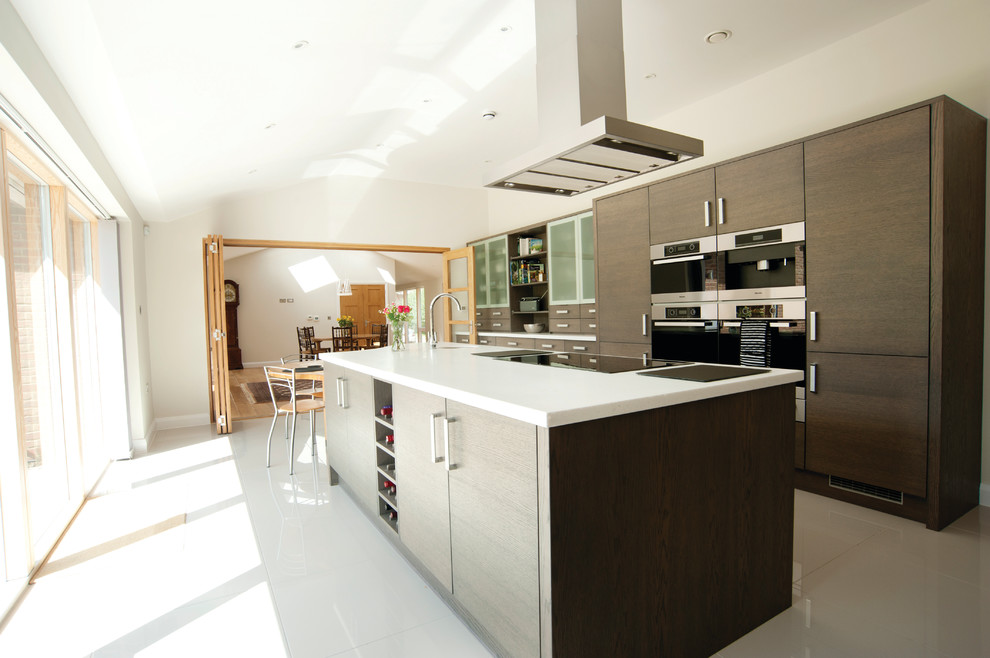Mode Kitchen in Anthracite Oak Designed by Duncan Brown - Contemporary ...