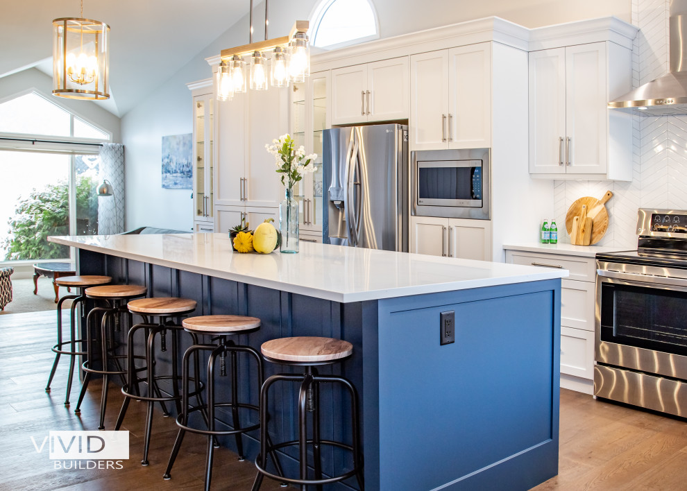 Modern and Elegance Kitchen Renovation by Vivid Builders - Kitchen ...