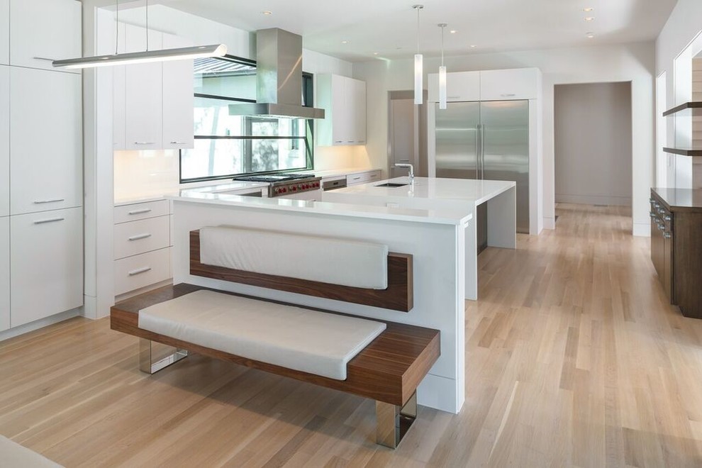 Modern banquette - Modern - Kitchen - Dallas - by Robert Raymond Homes ...