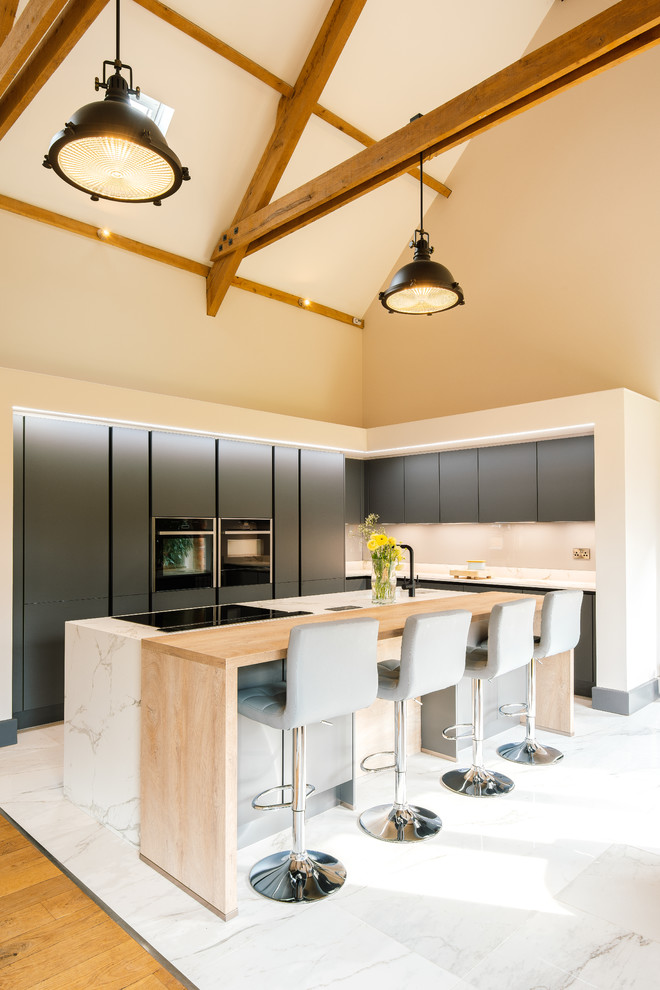 Modern Barn Conversion with Traditional Features - Modern - Kitchen ...