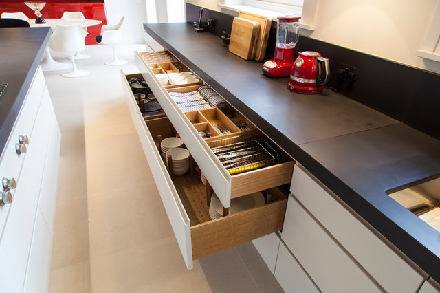 Modern Bespoke Kitchen - Studio One Design - Contemporain - Cuisine ...