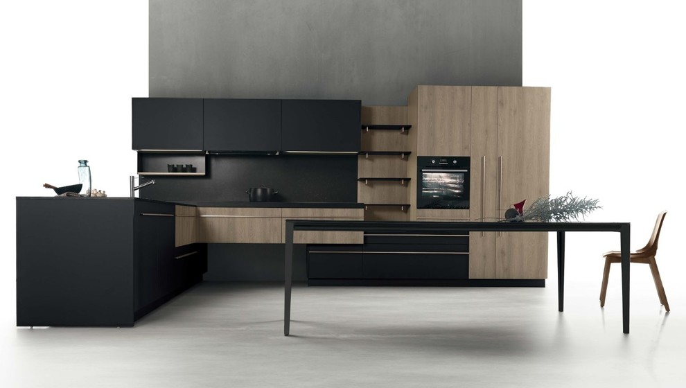 Modern Black & Oak - Modern - Kitchen - San Francisco - by PYRAM USA ...