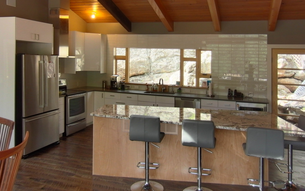 Modern Cabin Renovation - Contemporary - Kitchen - Seattle - by Touch ...