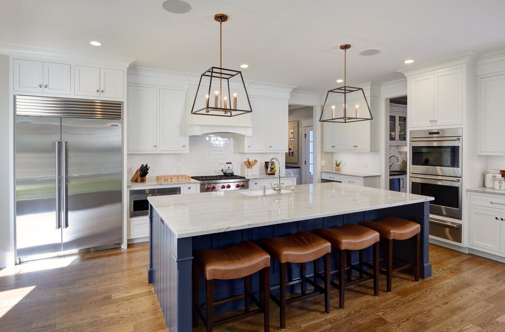 Modern Cape - Kitchen - Transitional - Kitchen - Boston - by ...