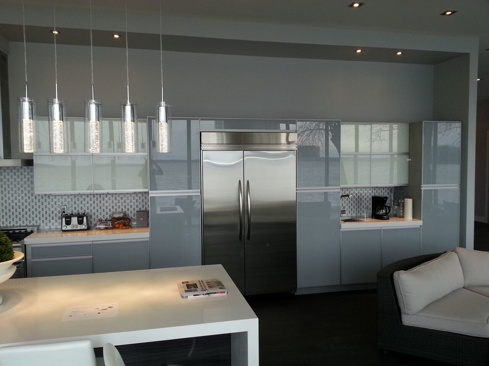 Modern City Home Remodel - Modern - Kitchen - Montreal - by Groupe DPSD ...